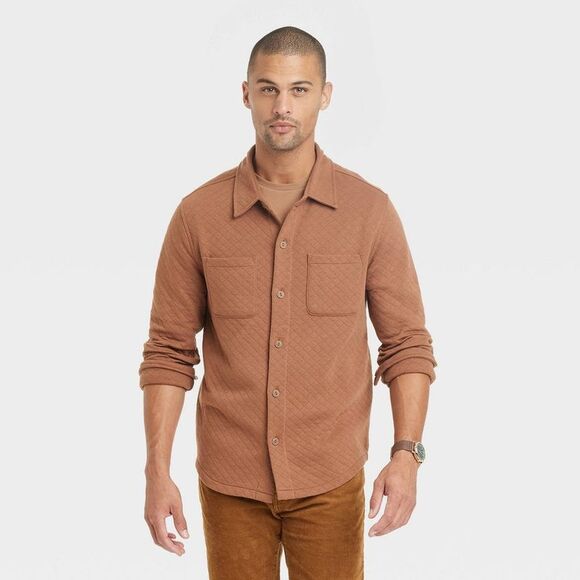 Goodfellow & Co | Shirts | Goodfellow Co Men Fleece Knit Button Down ...